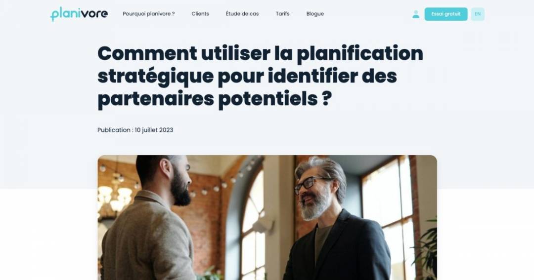 How to use strategic planning to identify potential partners?